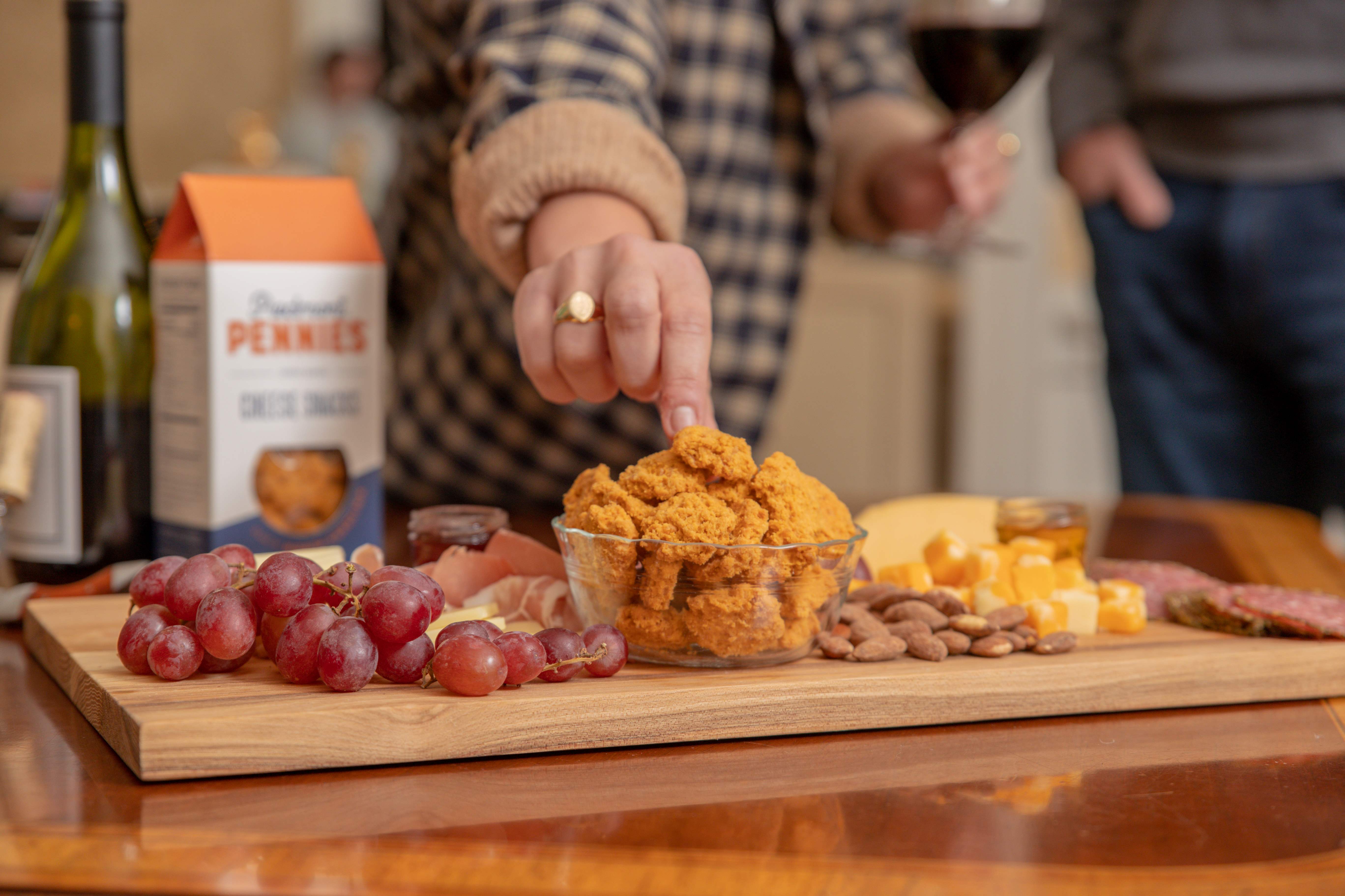 Piedmont Pennies - North Carolina's Gourmet Cheesy Biscuit Cracker