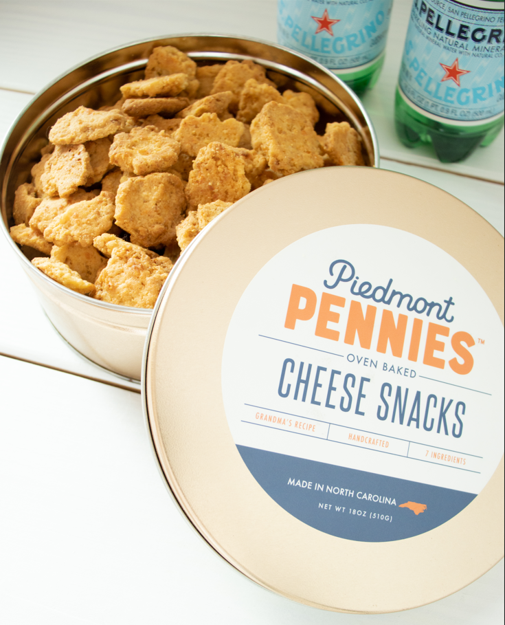 North Carolina's Gourmet Cheesy Biscuit Cracker – Piedmont Pennies